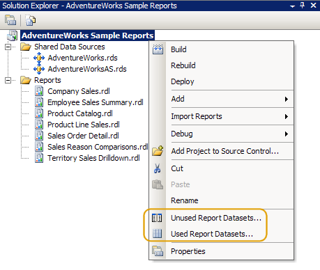 Dataset Usage Reports